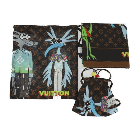 Louis Vuitton | Accessories | Louis Vuitton Set Mask Bandana Lv Friends ...